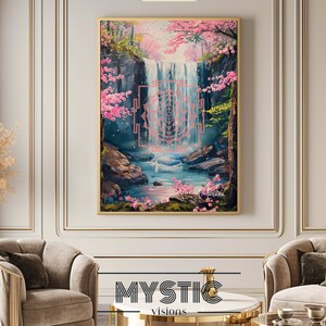 Vastu Remedy, Sri Yantra, Waterfall Art, Prosperity, Sacred Geometry ...