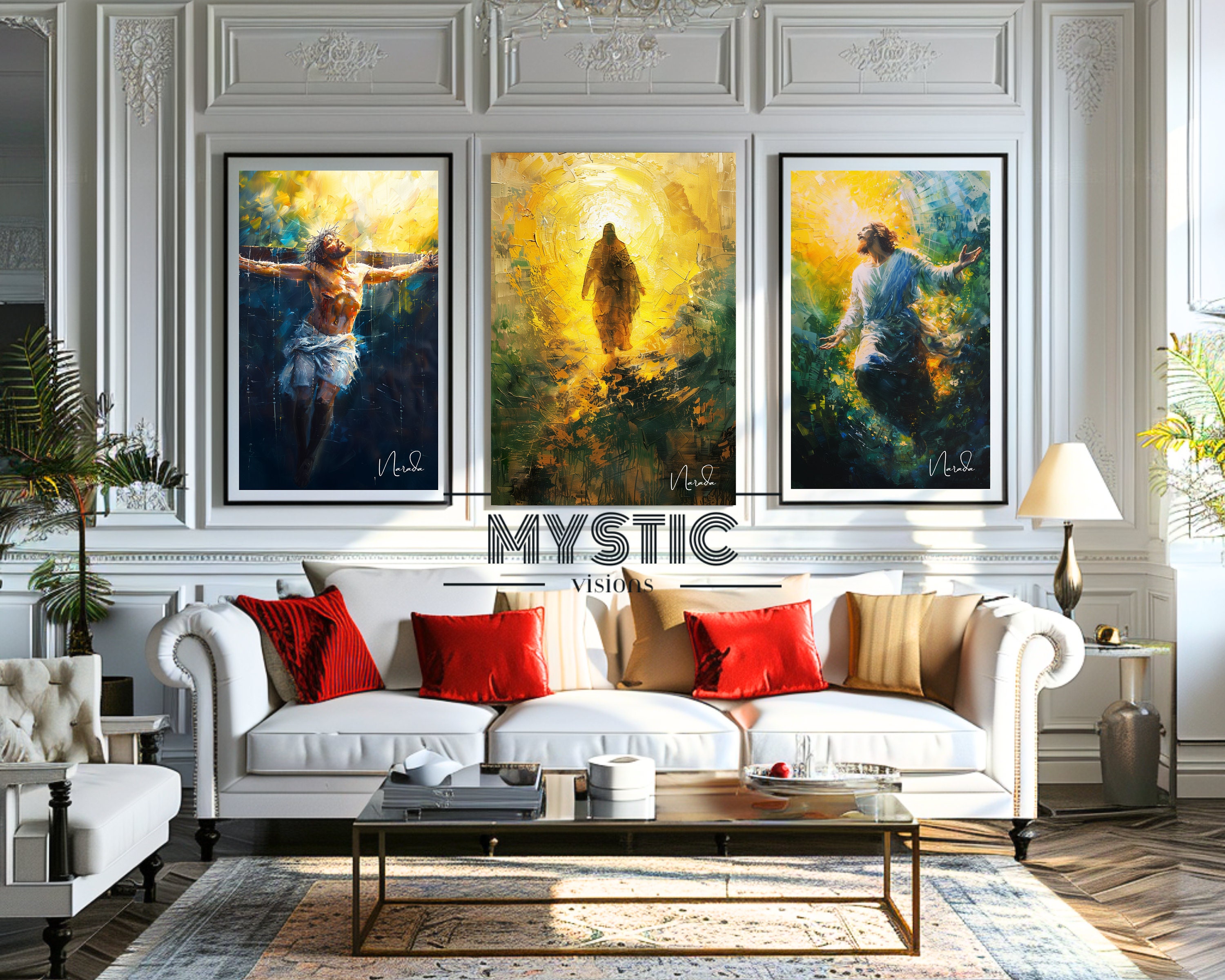 Jesus Christ Art, Easter Wall Art, Christian Decor, Church Wall Decor ...