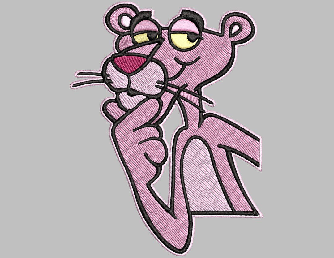 Pink Panther Embroidery Design - Etsy
