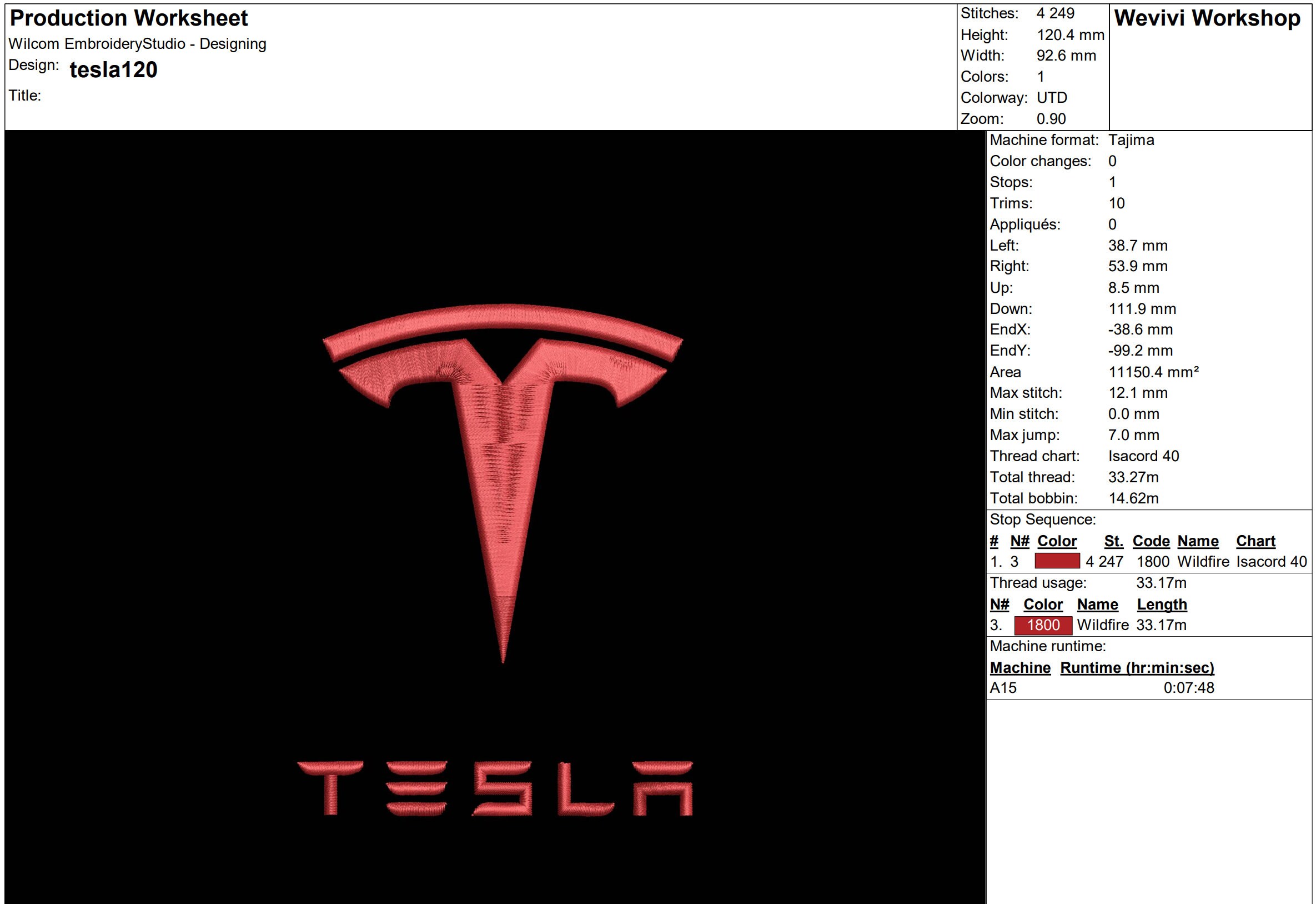 Tesla Symbol 2 Sizes Embroidery Design - Etsy