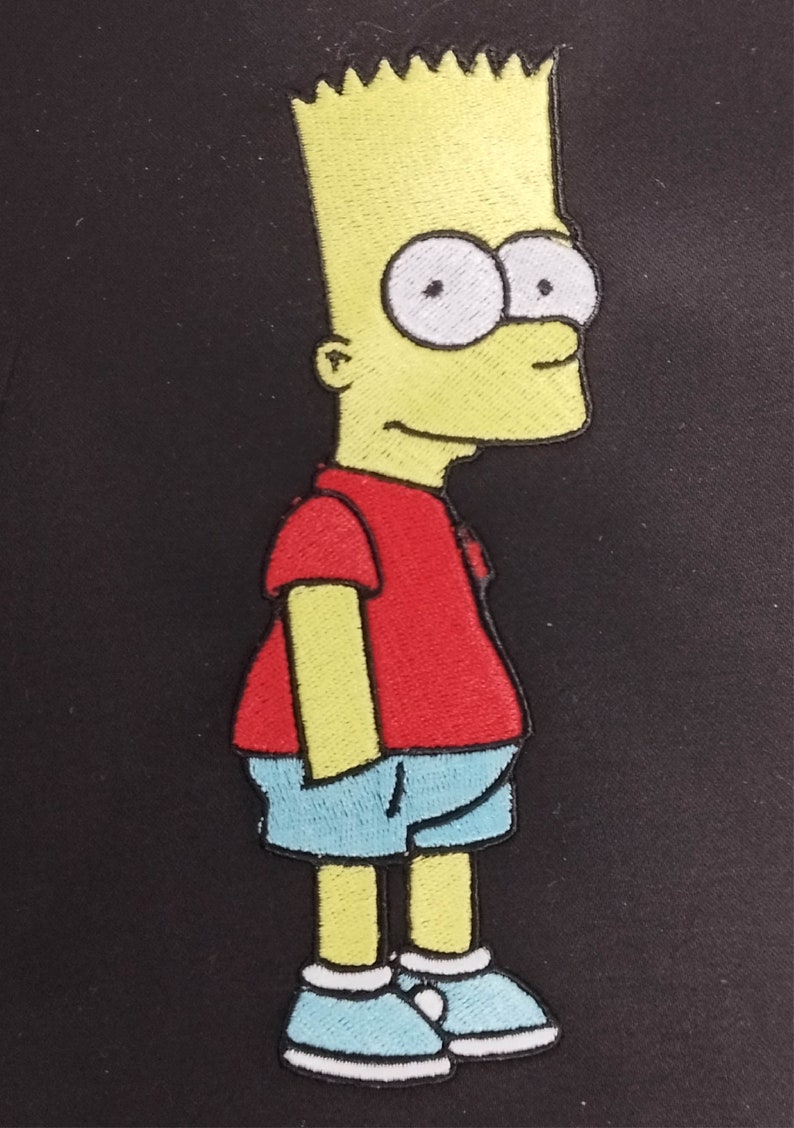 Bart Simpson Embroidery Design - Etsy