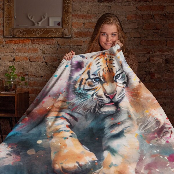 Tiger Blanket - Etsy