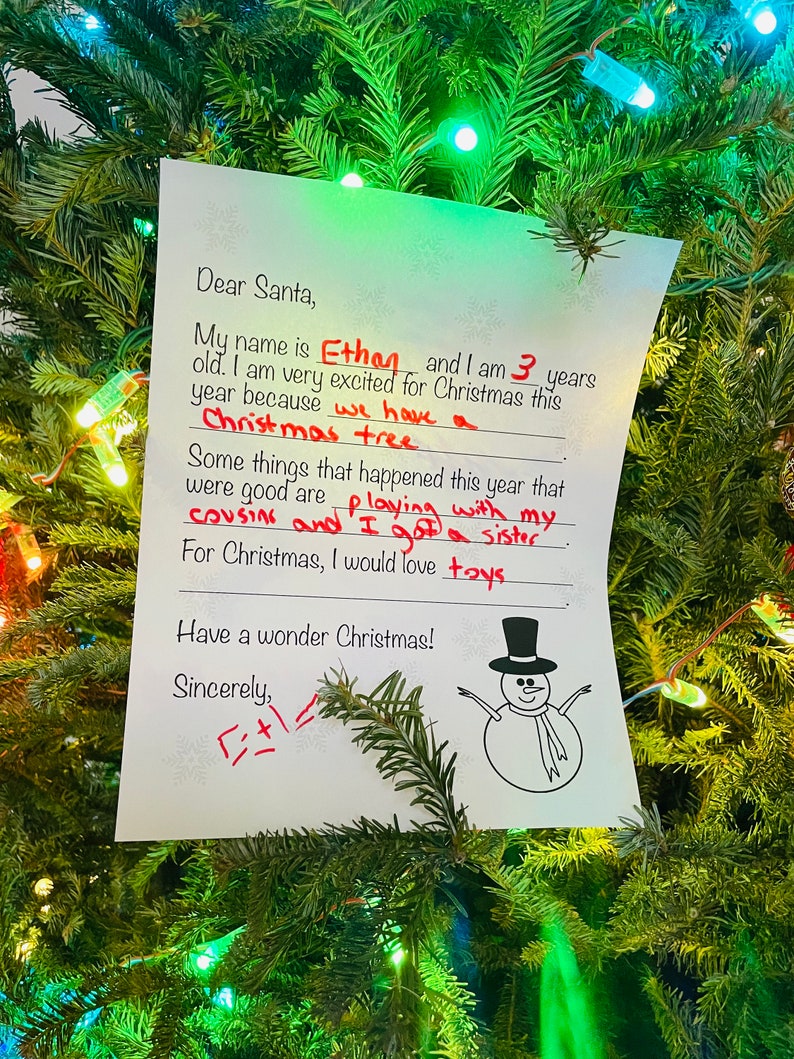 Santa Letter - Etsy
