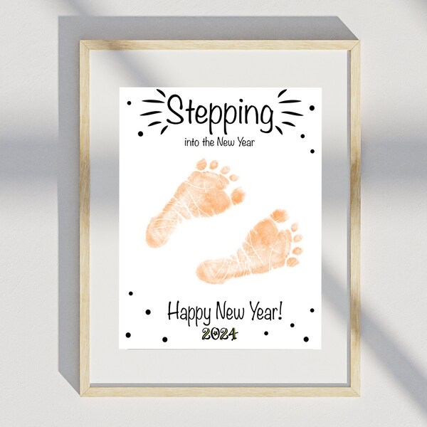 Stepping Into the New Year Art - Etsy