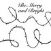 Christmas Tree Lights Thumbprint Activity - Etsy
