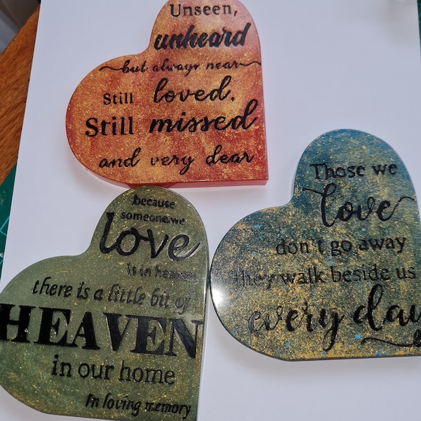 Resin Memorial - Etsy UK