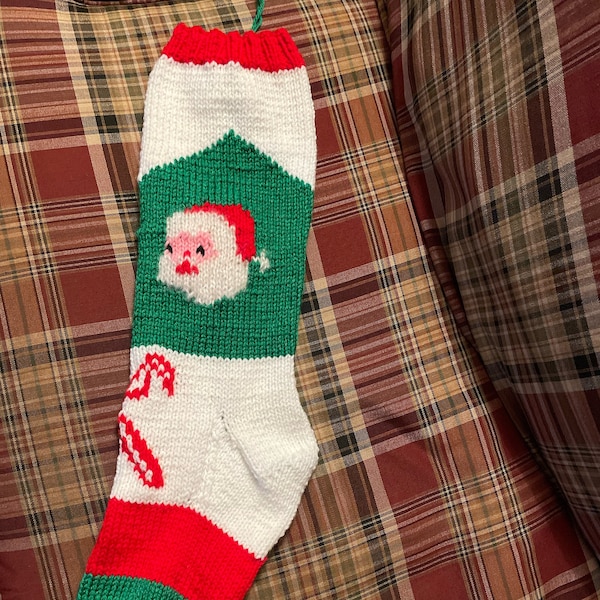 Santa Stocking - Etsy