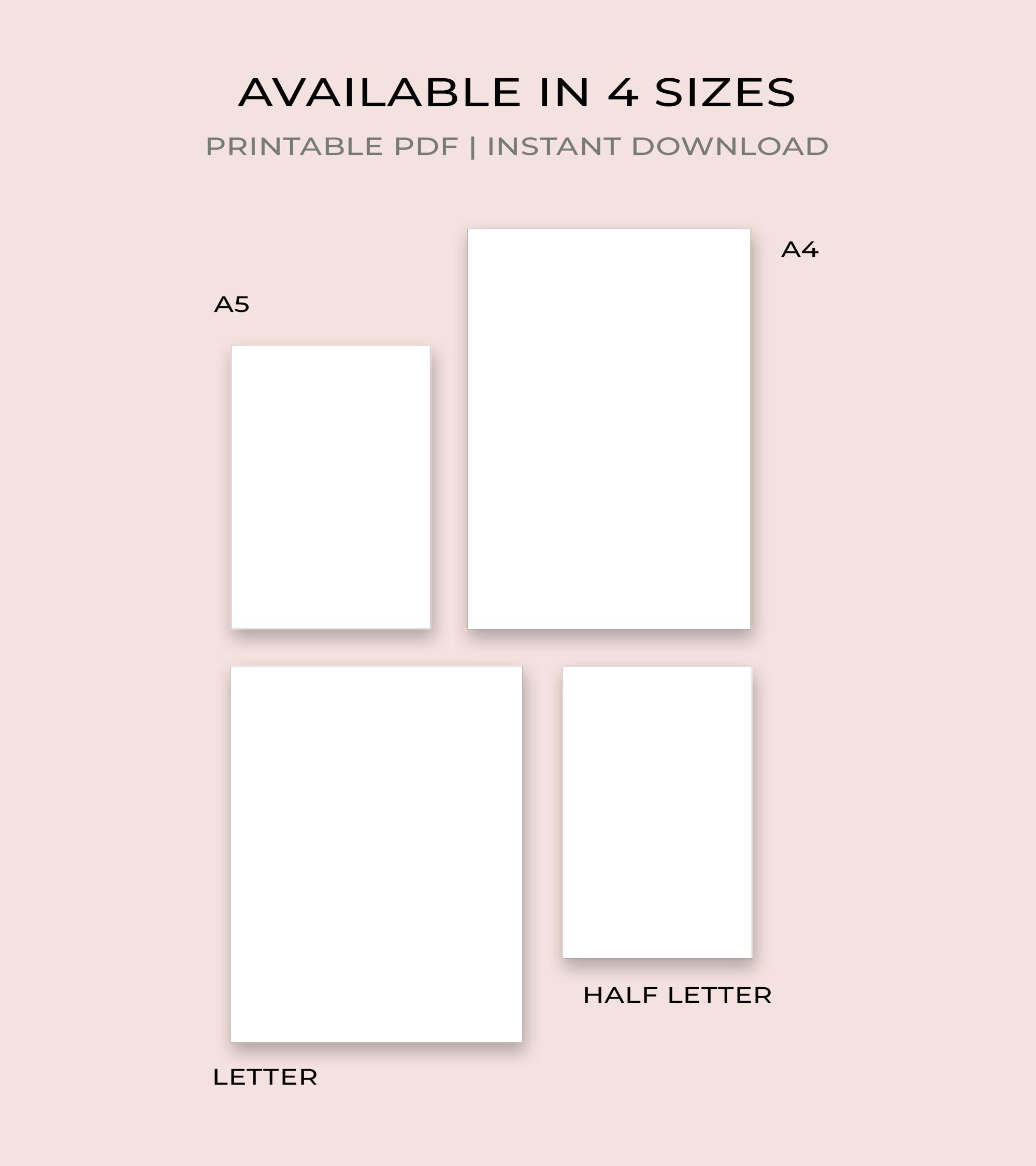 2025-2026 Yearly Calendar Printable: Minimalist Design (PDF) - Etsy