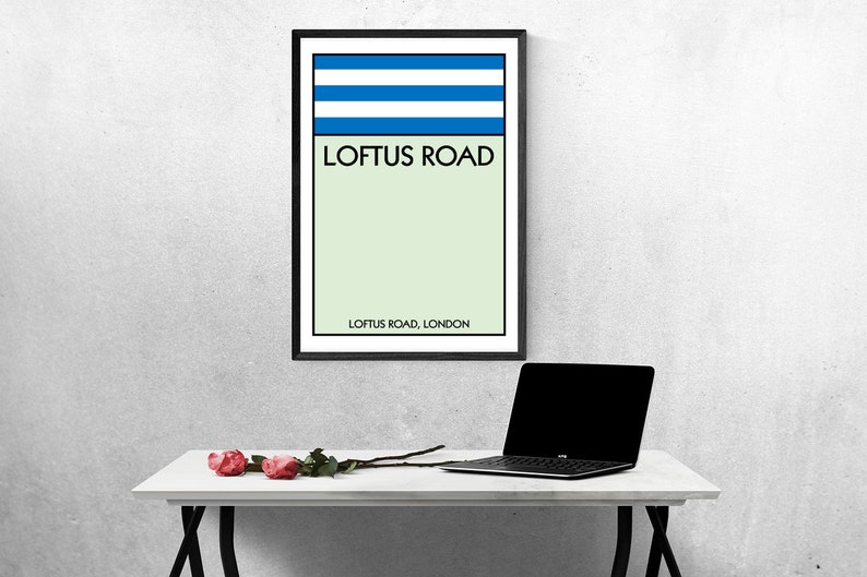 QPR Monopoly Poster / Loftus Road / Football Poster / QPR Gift - Etsy