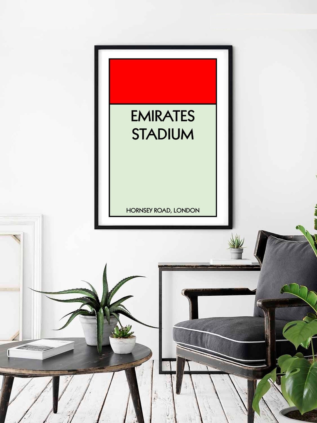 Arsenal Monopoly Poster / Emirates Stadium / Football Poster / Arsenal ...