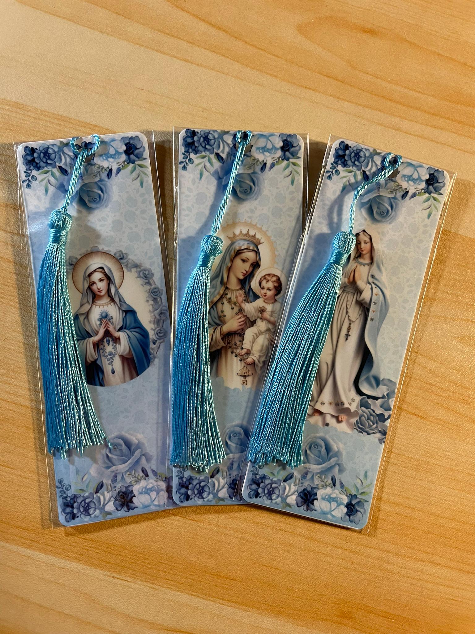 Blessed Virgin Mary Bookmark, Mother Mary, Catholic Gift Idea, Bible ...