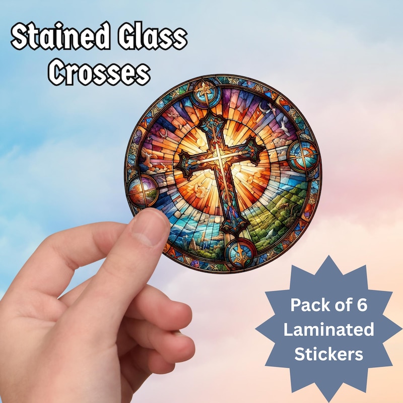Stained Glass Decals - Etsy
