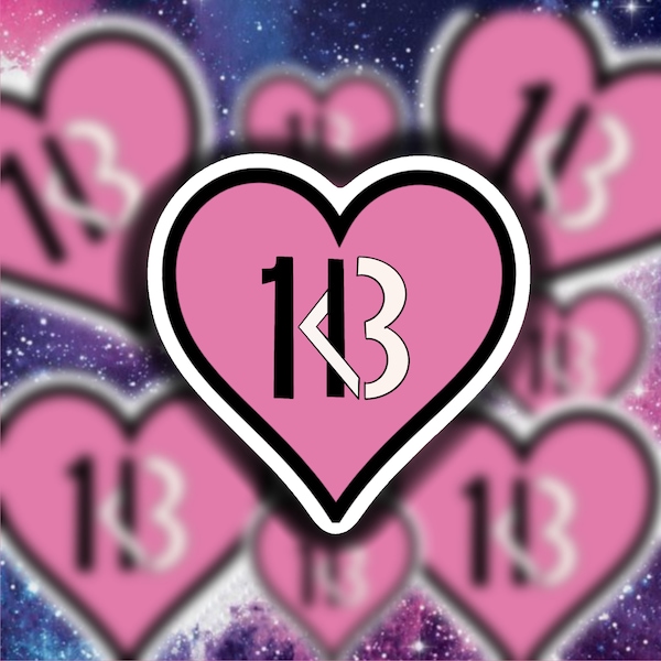 Case 143 Heart Sticker - Etsy