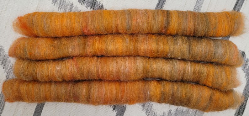 Rolags Puni Spinning Fiber Hand Pulled Rolag 1 Oz - Etsy