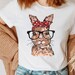 Bunny Shirt, Bunny Personalized Custom T-shirt, Cute Bunny With Glasses ...