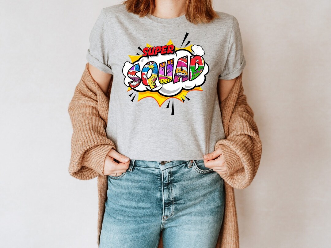 Super Squad Shirts, Super Team T-shirts, Personalized Team Shirts ...