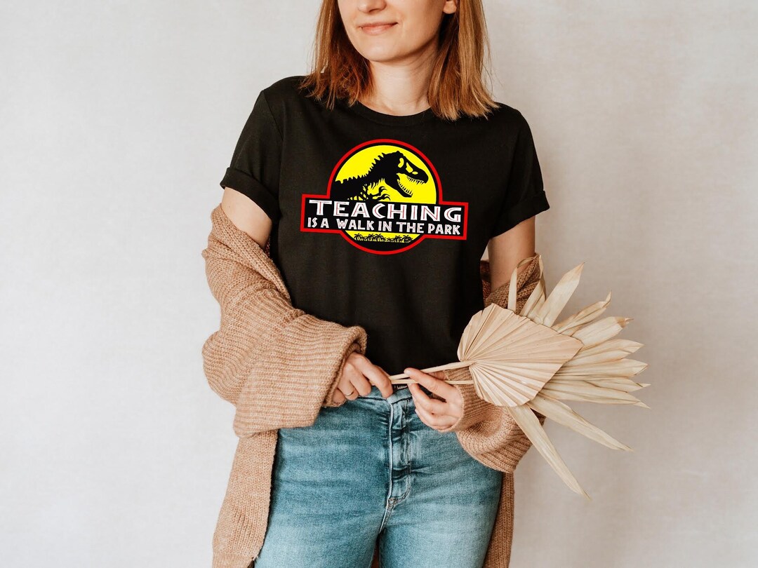 Teaching is a Walk in the Park Shirt, Personalized Teacher Gift Shirt ...
