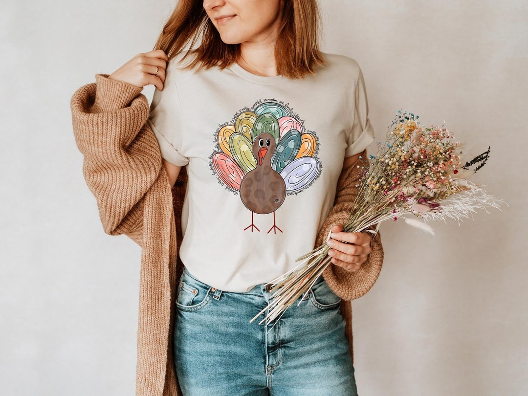 Thanksgiving Turkey Shirt, Turkey Shirt, Thanksgiving Turkey T-shirt ...