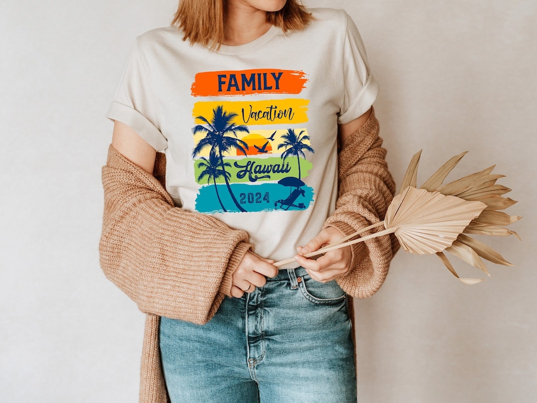 Custom Hawaii Family Shirts, Hawaii Trip T-shirts, Custom Personalized ...