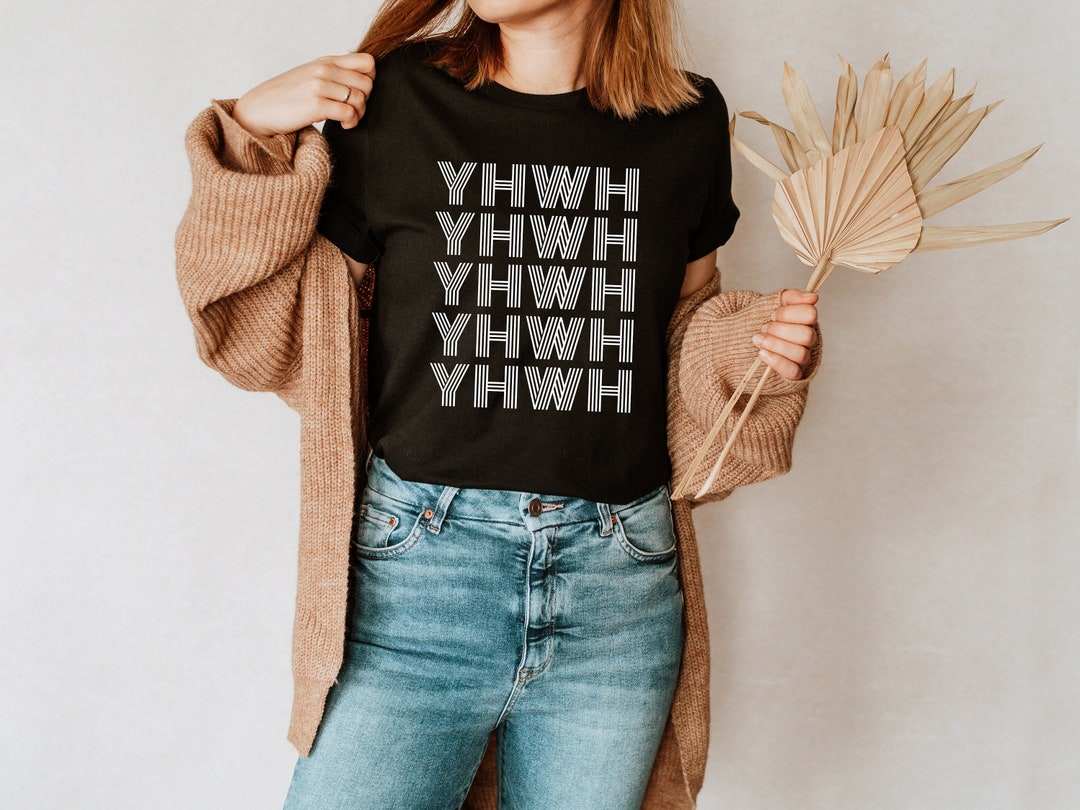 YHWH Shirt, Christian Gift, Christian Outfit, Christian T-shirts ...