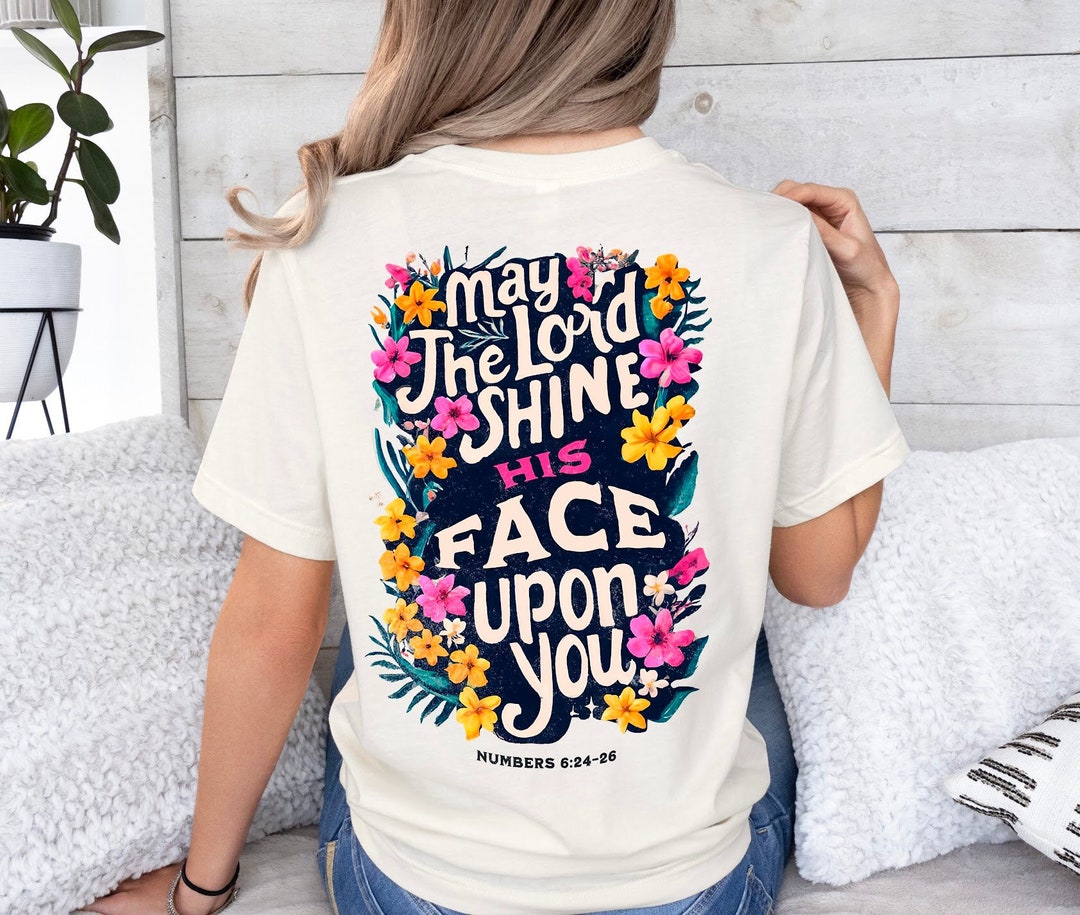 Christian Women Gifts, Blessing Shirt, Blessing Worship Tee, Numbers ...