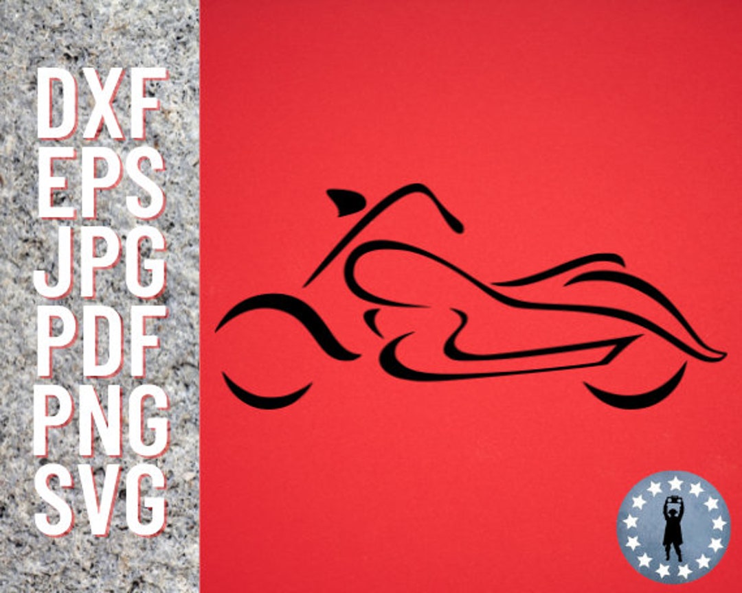 Motorcycle Digital File SVG Dxf Eps Jpg Pdf Png - Etsy