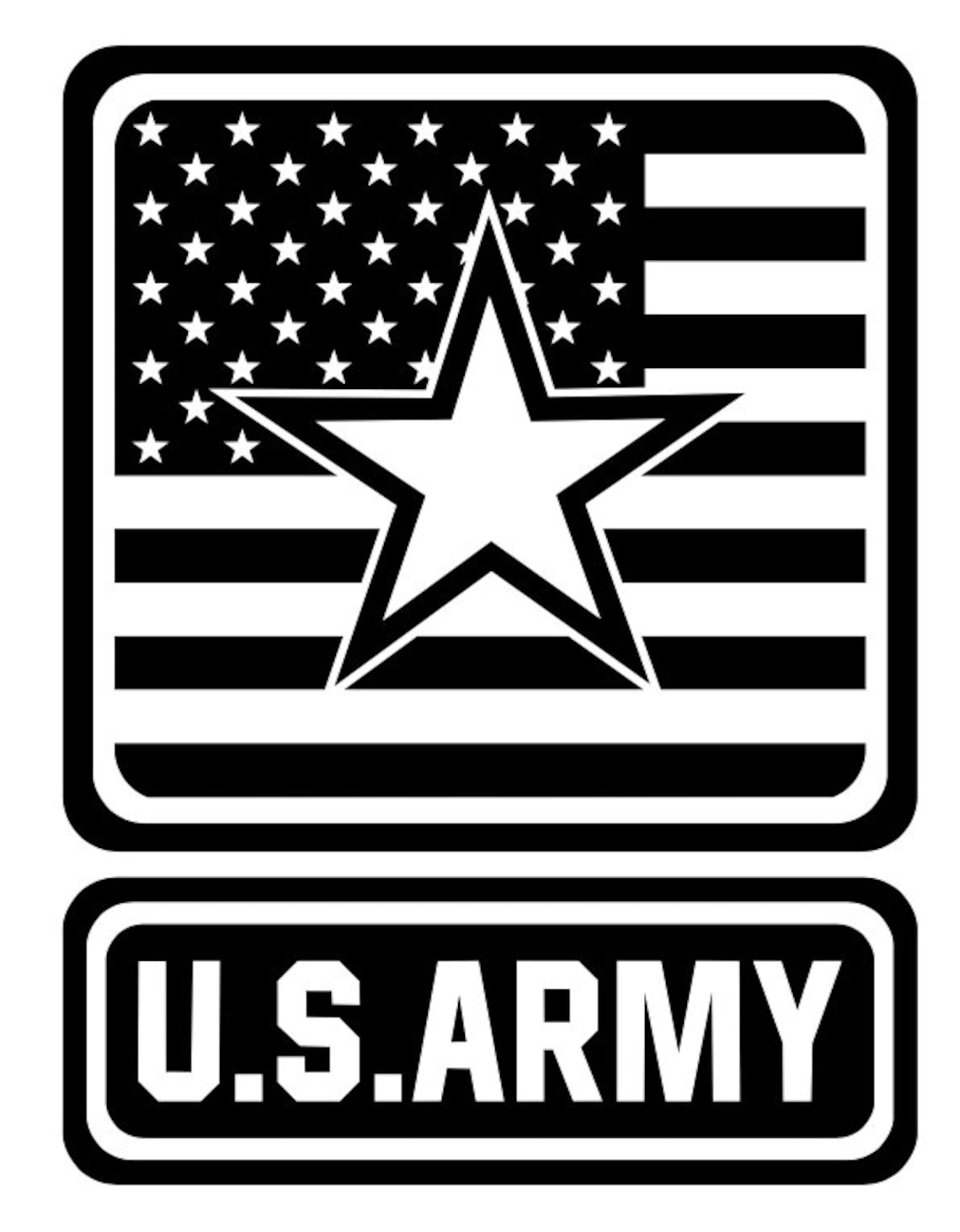 US Army Logo Digital File SVG Dxf Eps Jpg Pdf Png - Etsy