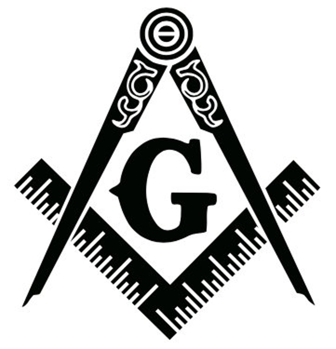 Masonic Square and Compass Freemason Digital File SVG Eps Jpg Pdf Png - Etsy