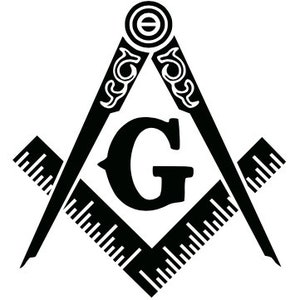 Masonic Square and Compass Freemason Digital File SVG Eps Jpg Pdf Png ...