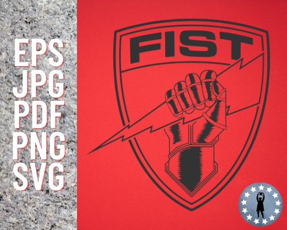 United States Fist Military Logo Digital File SVG Eps Jpg Pdf Png - Etsy