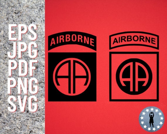 82nd Airborne Division Insignia United States Army Digital File SVG Eps ...