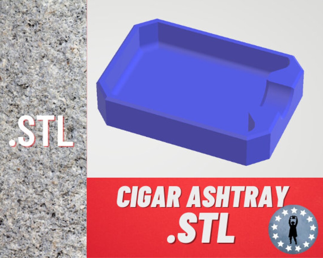 Cigar Ashtray 3D Printable Digital File .STL - Etsy