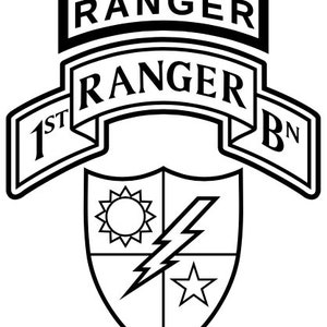 US Army 1st Ranger Battalion Digital File SVG Eps Jpg Pdf Png Dxf - Etsy