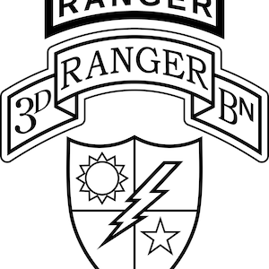 US Army 3rd Ranger Battalion Digital File SVG Eps Jpg Pdf Png Dxf - Etsy
