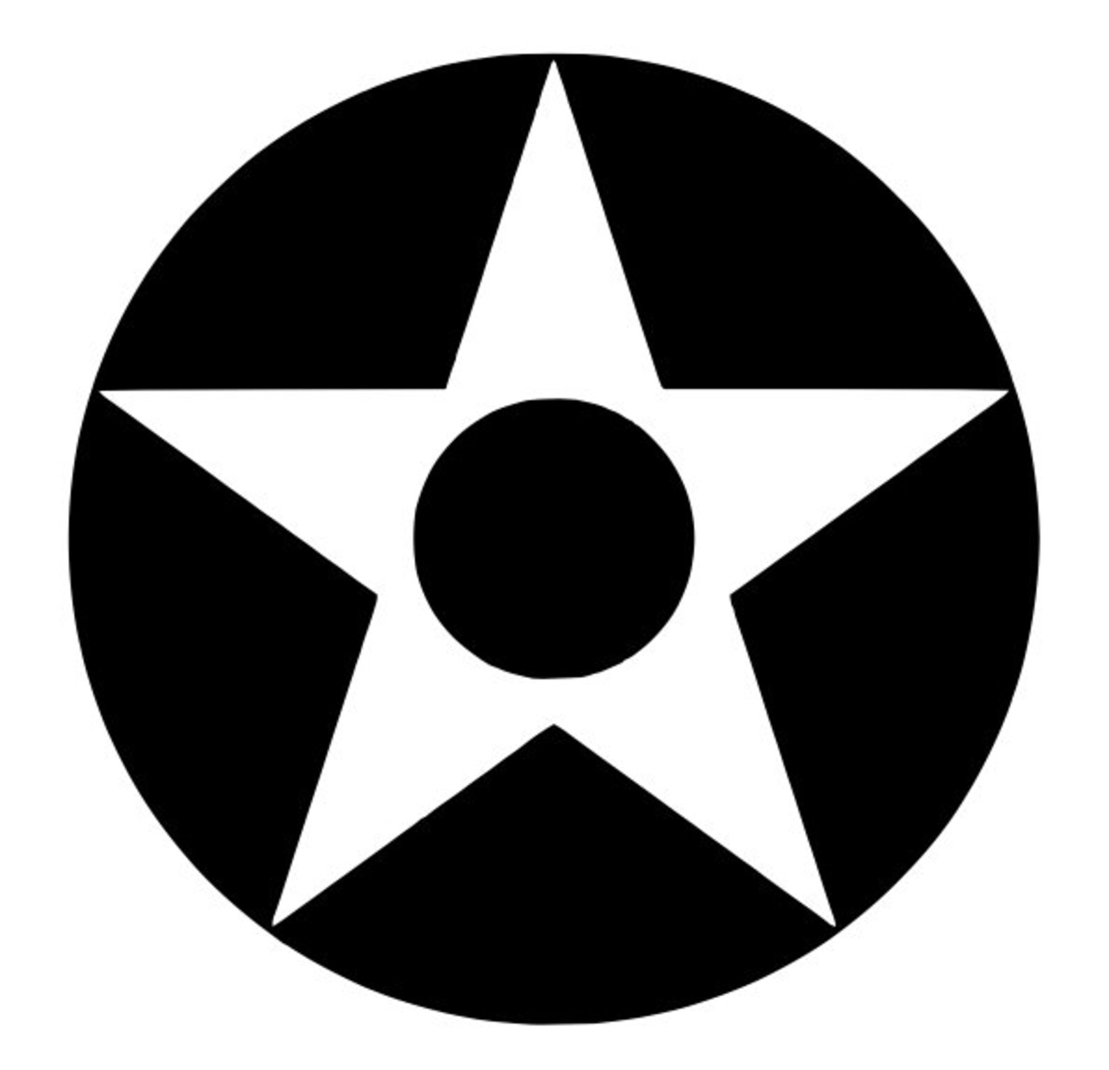USAF Roundel Insignia Air Force Army Navy Marines Airplane Wing Logo ...