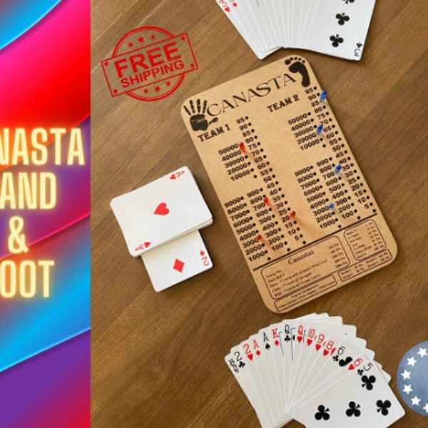 Hand Foot Card Mats - Etsy