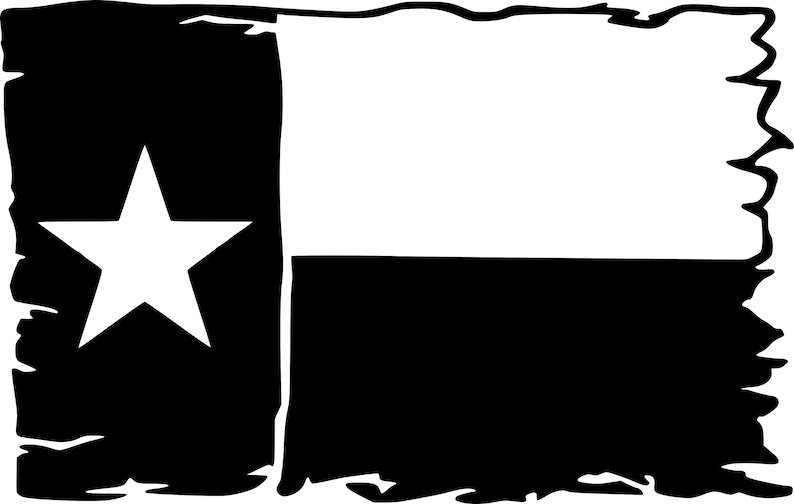 Tattered Torn Worn Texas Flag Digital File SVG Dxf Eps Jpg Pdf - Etsy
