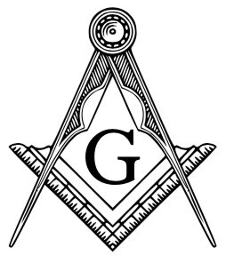 Masonic Square and Compass Freemason Digital File SVG Eps Jpg Pdf Png ...