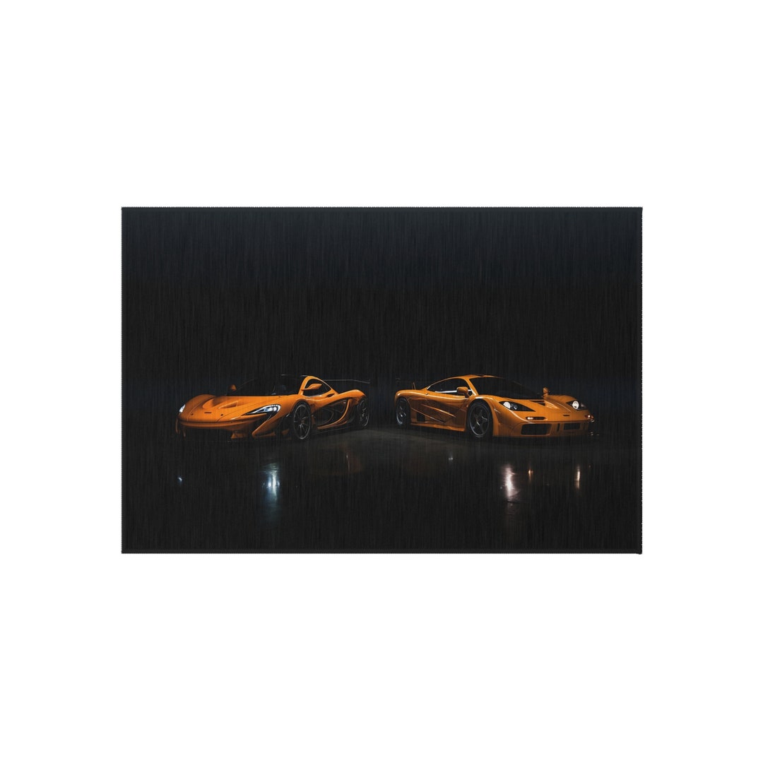Mclaren Evolution P1 Vs F1 Premium Outdoor Rug - Etsy