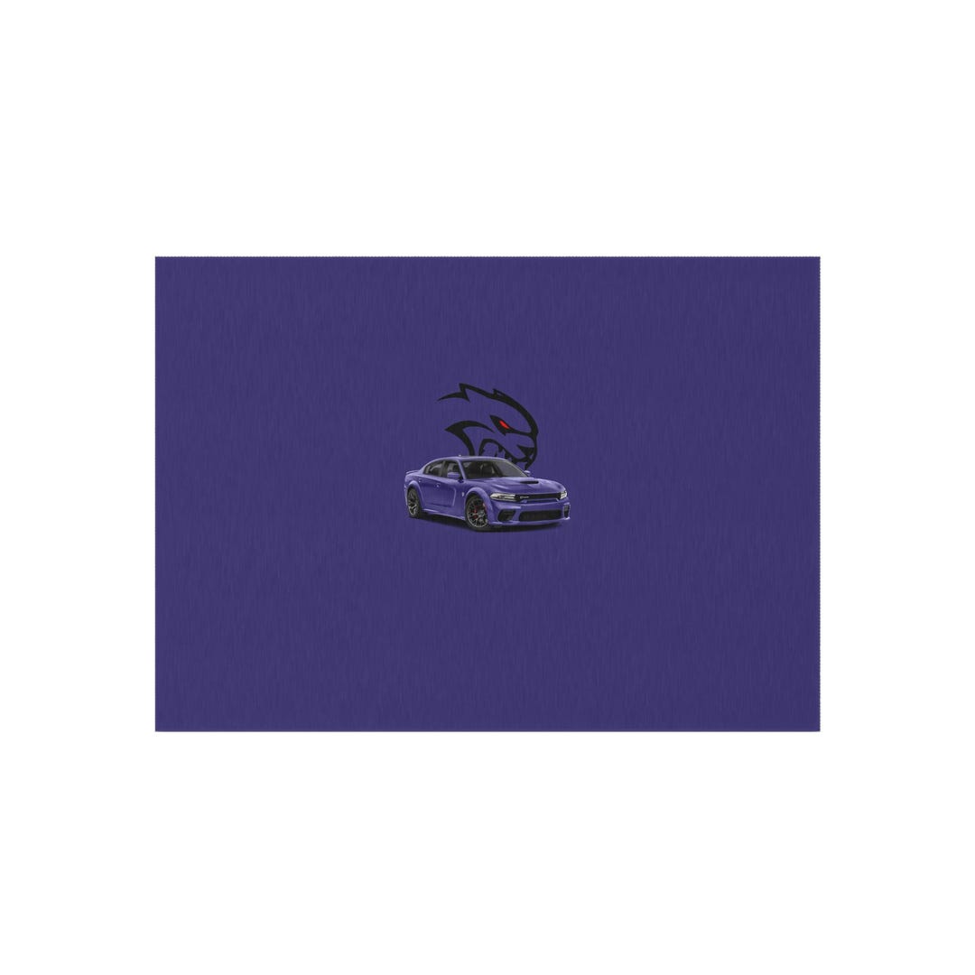 Dodge Charger Hellcat Outdoor Rug, Dodge Charger Decor, Gift for Car ...