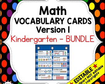 Engage NY 1st Grade Math Vocabulary Word Wall BUNDLE Modules 1-6 - Etsy