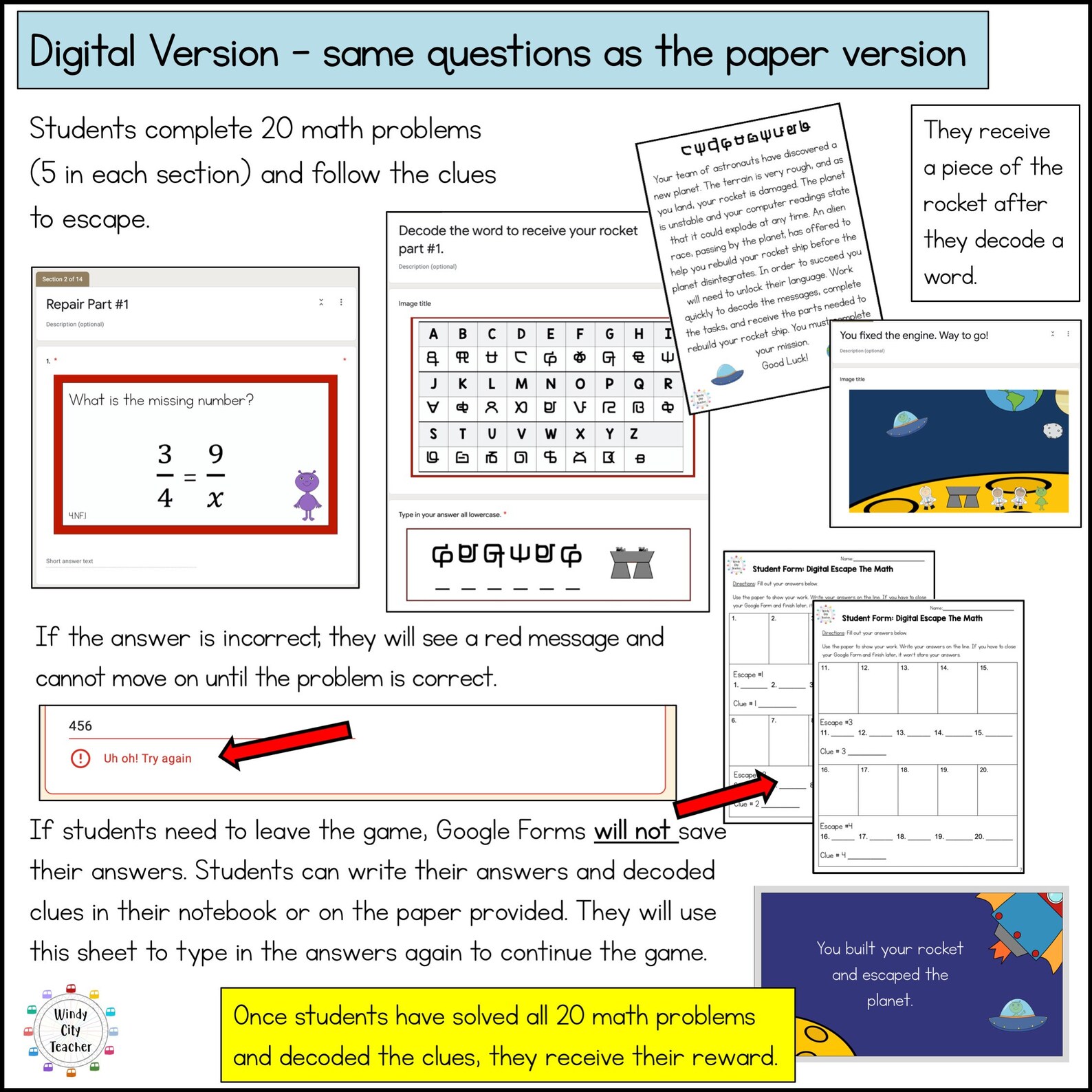Escape Room Bundle 4th Grade Standards - Etsy