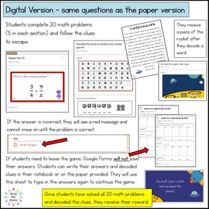Escape Room Bundle - 4th Grade Standards - Etsy