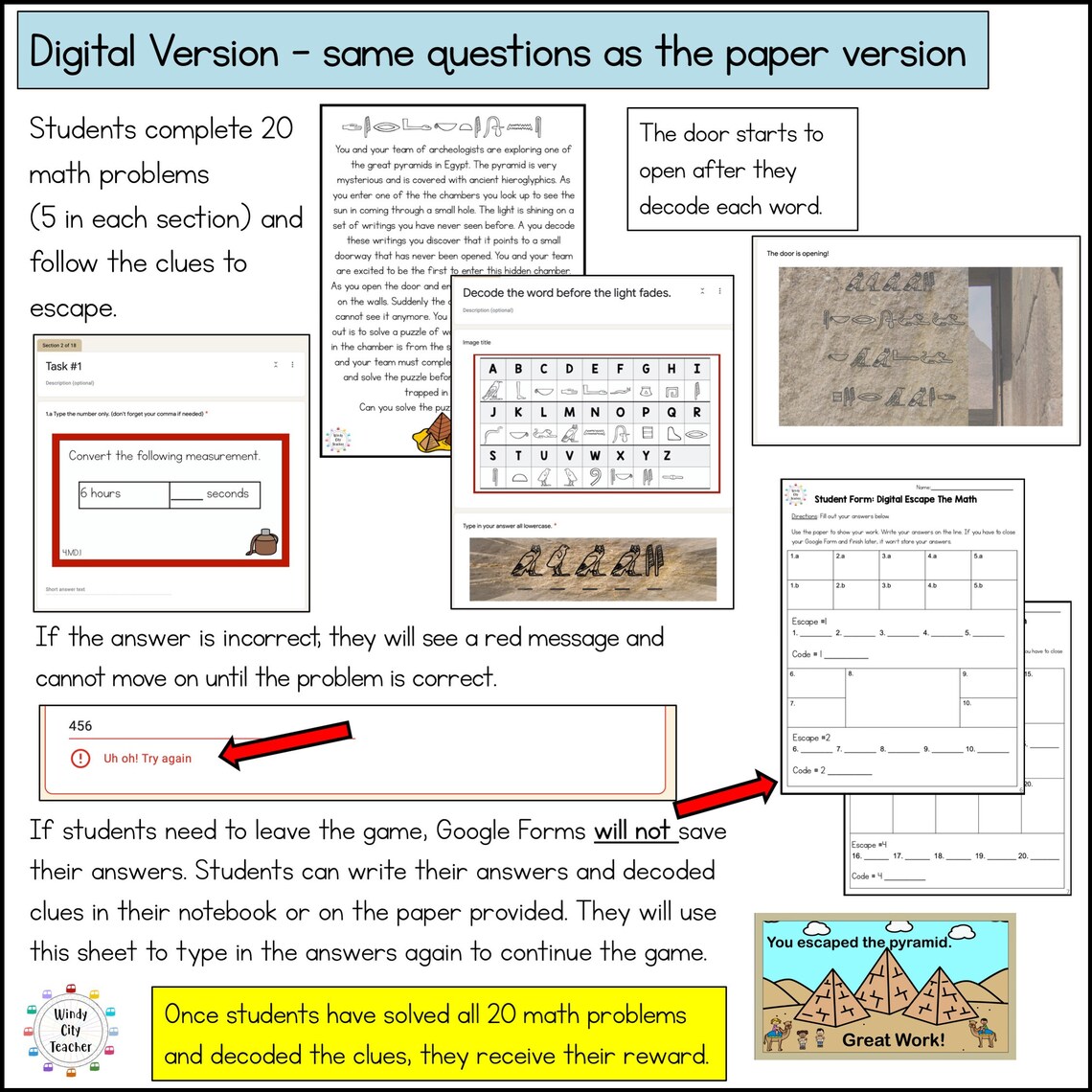 Escape Room Bundle - 4th Grade Standards - Etsy