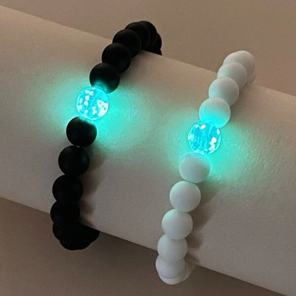 Couple Bracelets Glow - Etsy