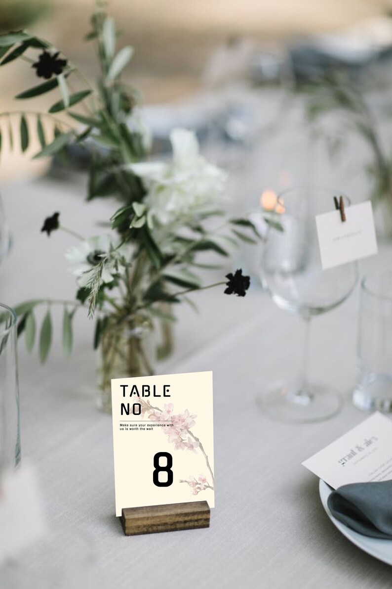 Printable Table Number - Etsy