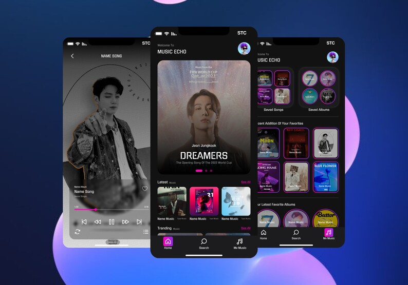 Music App Design - Etsy