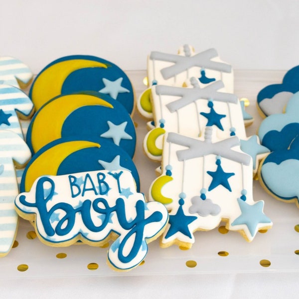Baby Boy Cookies - Etsy