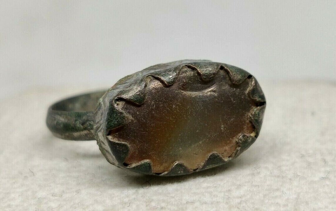 Beautiful Original Medieval Ring With a Stone Inlay. - Etsy
