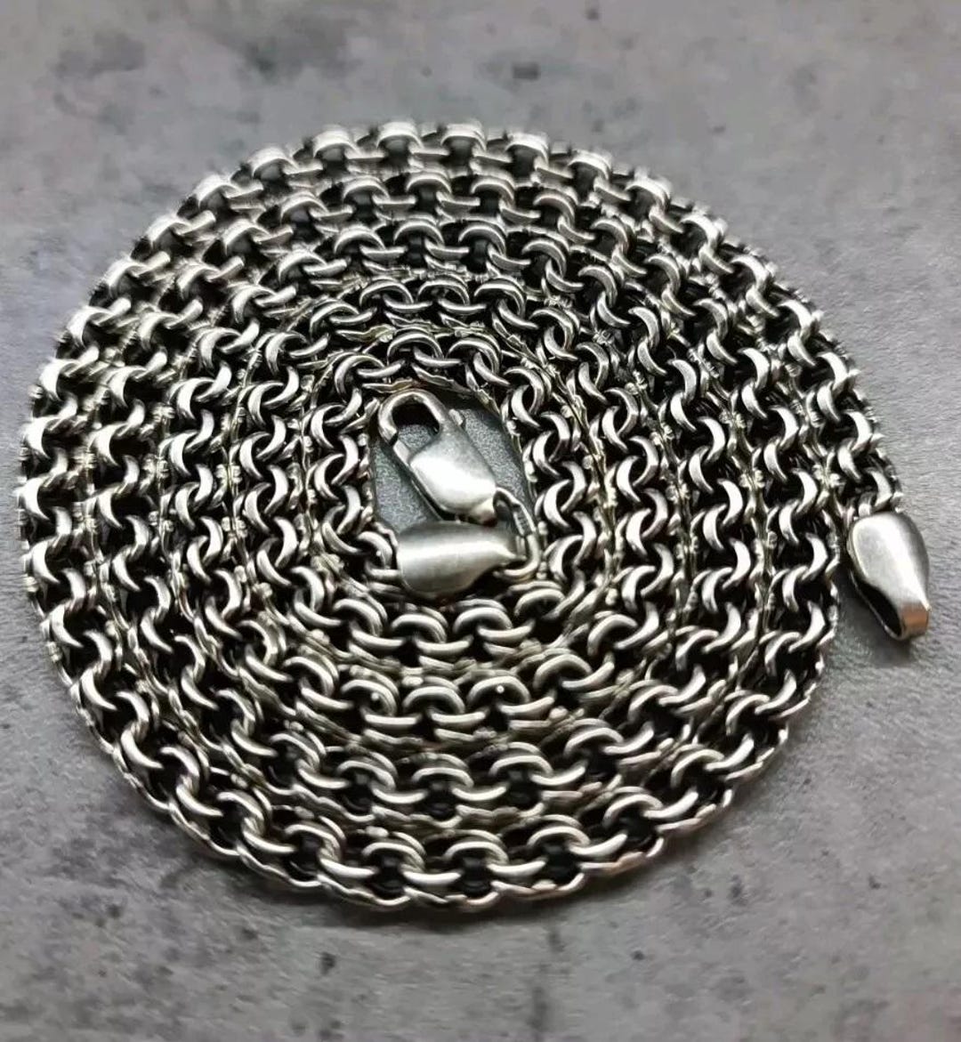 Silver Chain Men's Jewelry Chain Made of 925 Silver, Product Weight 18 ...